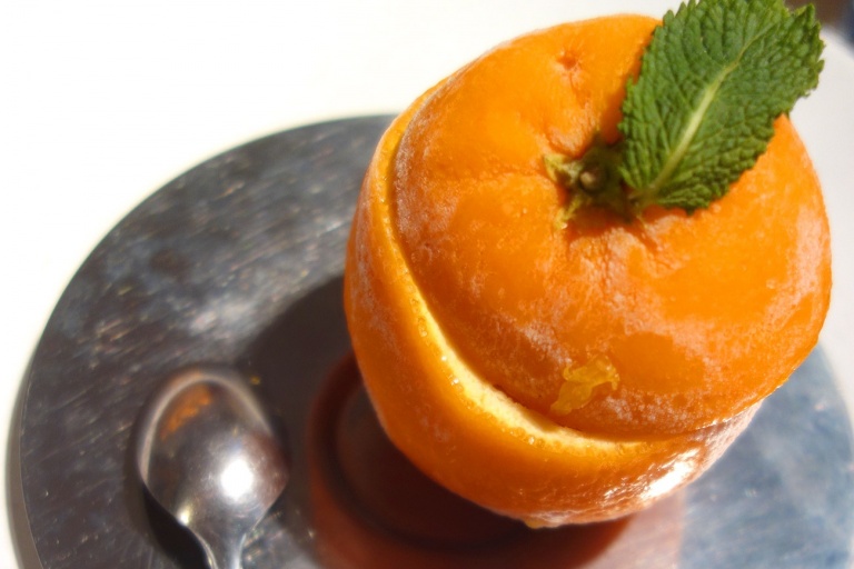 Orange givrée - Association Miam