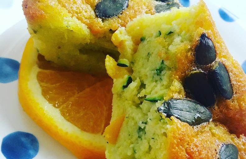Gâteau à la courgette et à l'orange - Association Miam