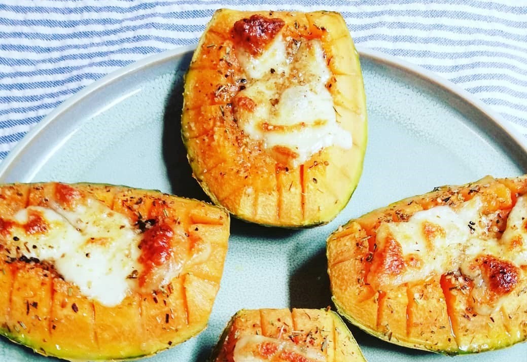 Melon rôti à la mozzarella - Association Miam